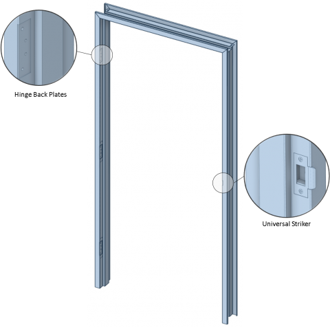 Fire Door Frames – Pressed Metal | Melbourne Fire Doors